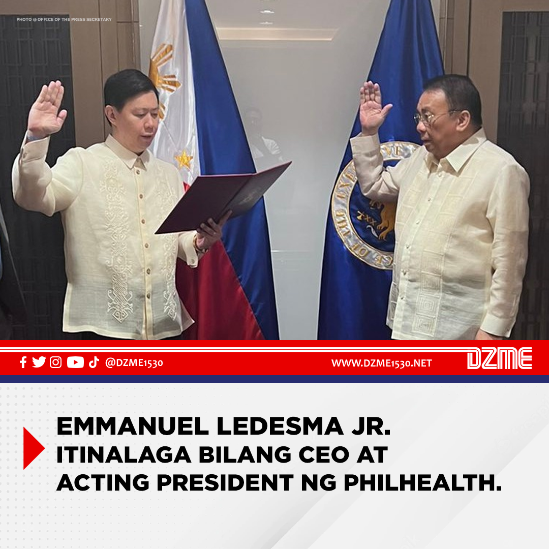 EMMANUEL LEDESMA JR. ITINALAGA BILANG CEO AT ACTING PRESIDENT NG ...