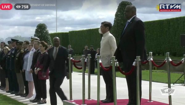 PBBM, binigyan ng full honors ceremony sa pagbisita sa Pentagon PBBM, binigyan ng full honors ceremony sa pagbisita sa Pentagon