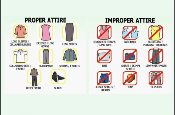 "Dress code" sa gov't agencies, pinatatanggal