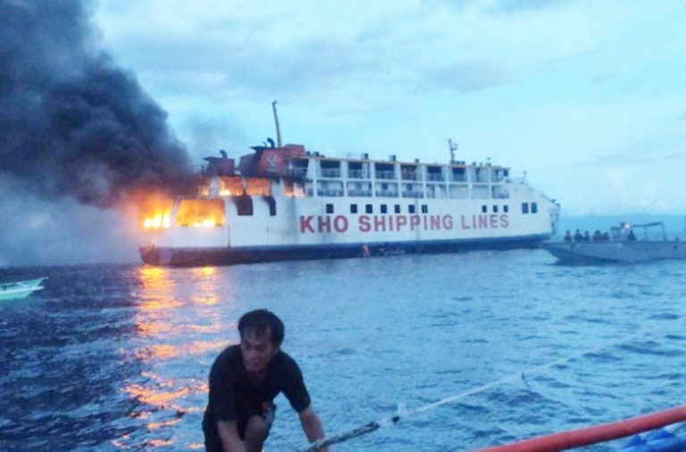 Safety Certificate ng nasunog na pampasaherong barko sa Bohol ...