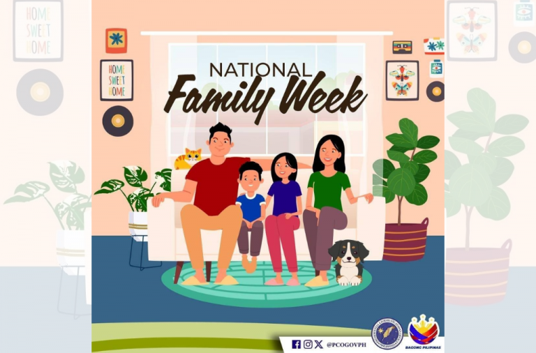 Malakanyang, nakikiisa sa selebrasyon ng National Family Week