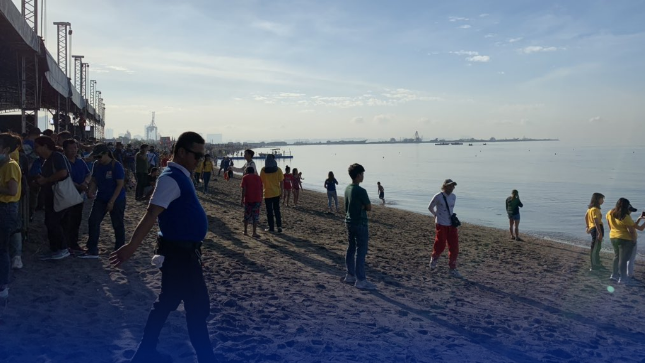 DENR, nagbabala laban sa pagligo sa Baseco Beach sa Maynila DENR, nagbabala laban sa pagligo sa Baseco Beach sa Maynila