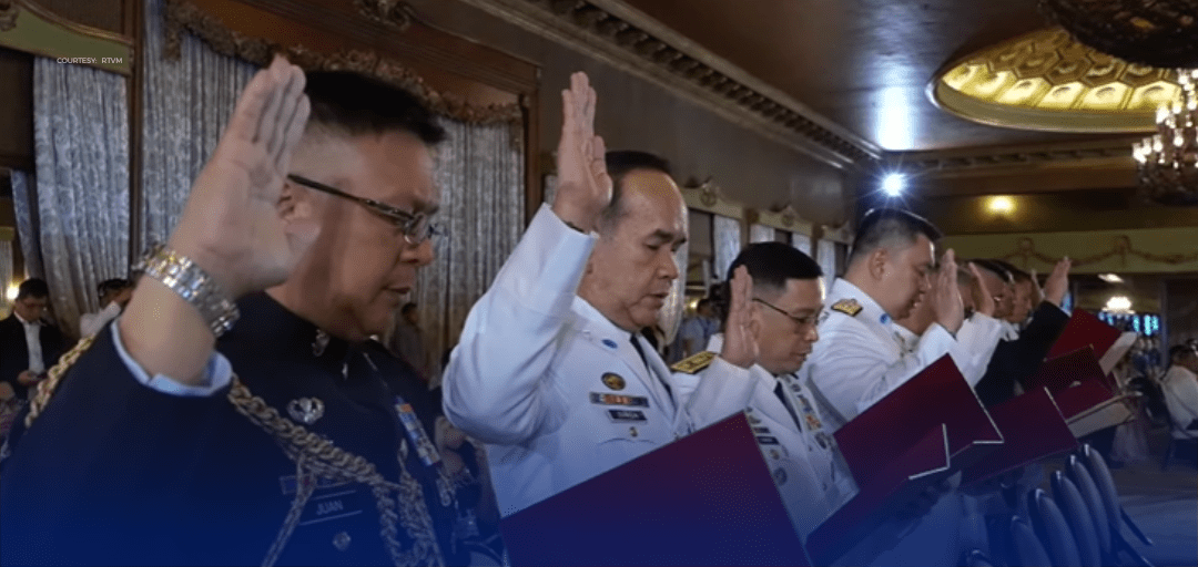 39 Newly-promoted AFP Generals at Flag officers, nanumpa kay PBBM