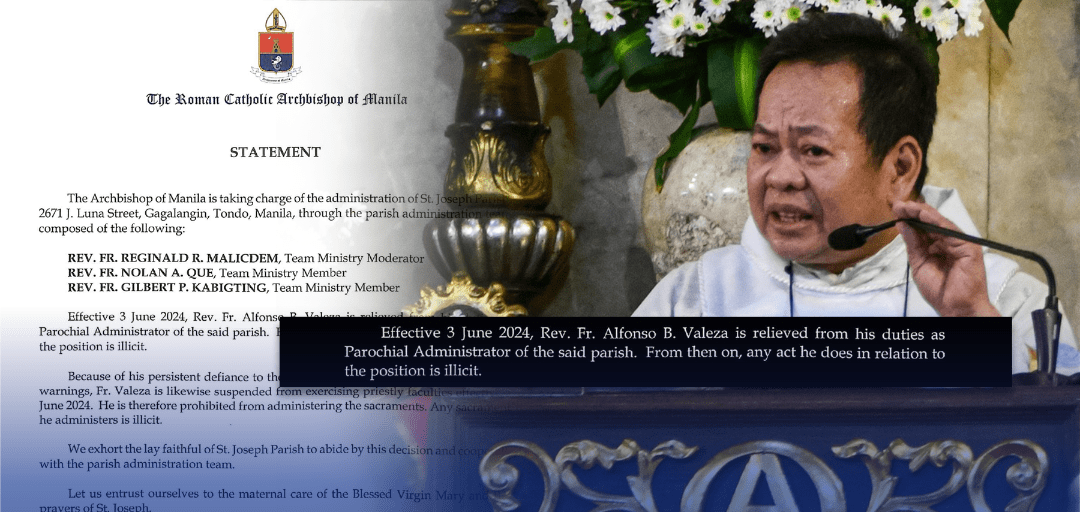 Pari, tinanggal sa pwesto dahil sa isyu ng disobedience