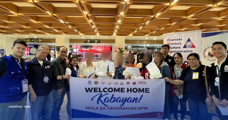 8 pang OFWs mula sa Lebanon, nakabalik na sa Pilipinas