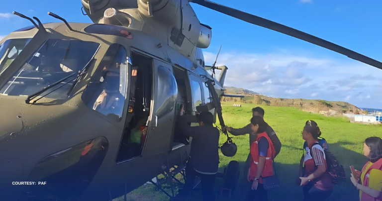 Philippine Air Force, muling nag-deploy ng ‘Sokol’ chopper para sa relief operations sa Batanes