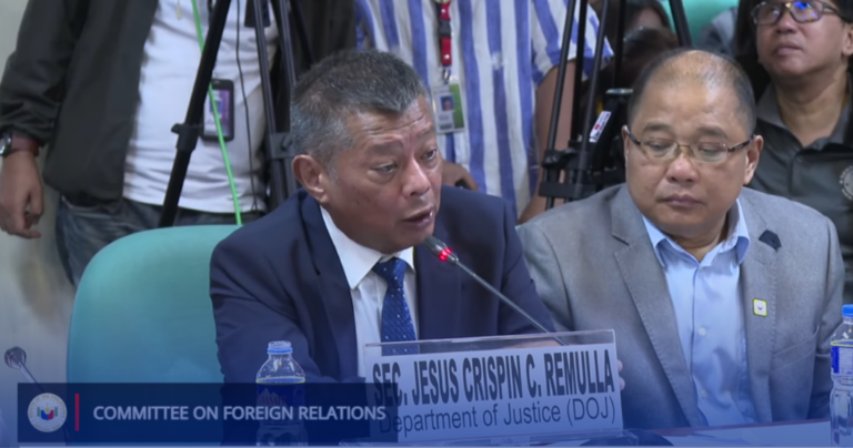 Justice Sec. Remulla, kinompronta sa ginawang pagsuko kay FPRRD sa ICC