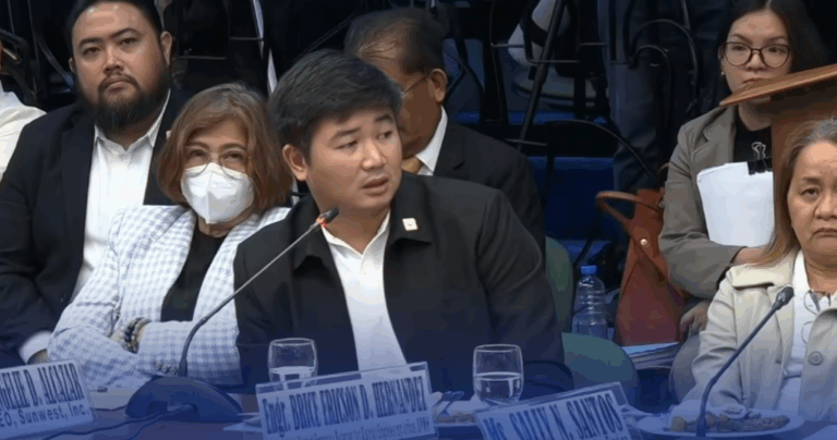 Engr. Brice Ericson Hernandez, cited in contempt ng Senate Blue Ribbon